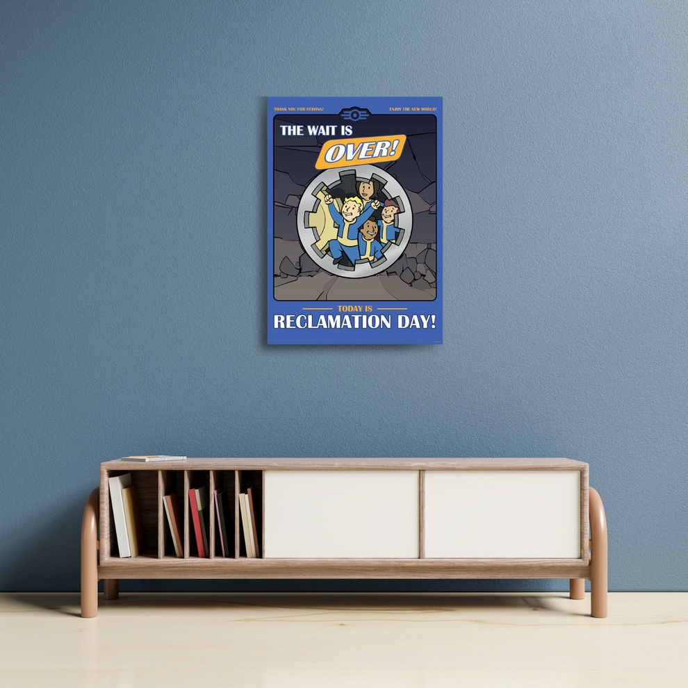 Fallout Reclamation Day A3 Art Print – Fanattik