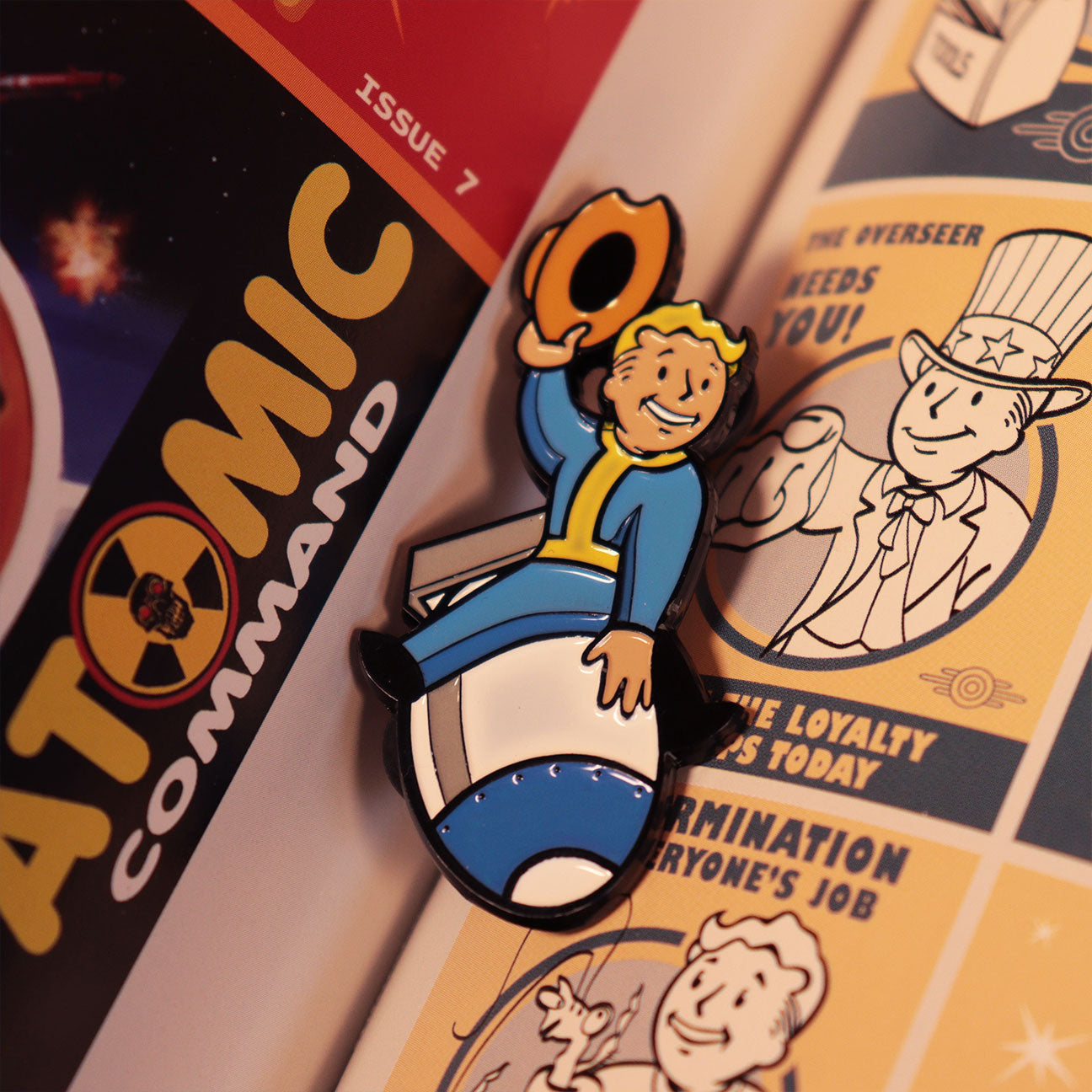 Fallout Limited Edition Vault Boy Pin Badge – Fanattik
