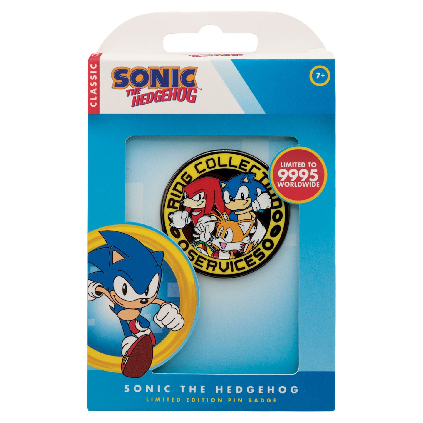 Sonic The Hedgehog – Sonic, Tails, and Knuckles Pin Badge – Fanattik