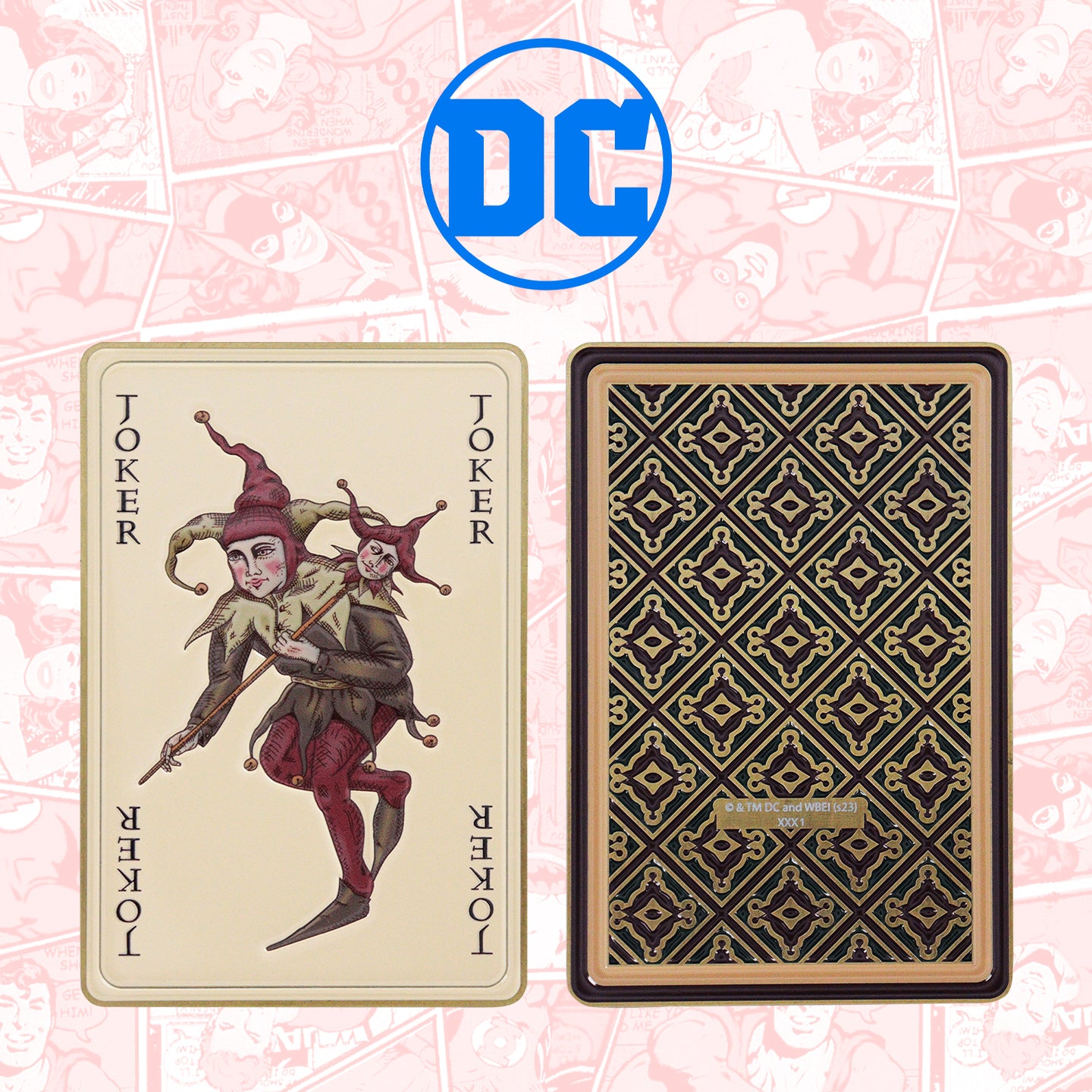 The Dark Knight Trilogy Limited Edition Joker Calling Card Ingot – Fanattik