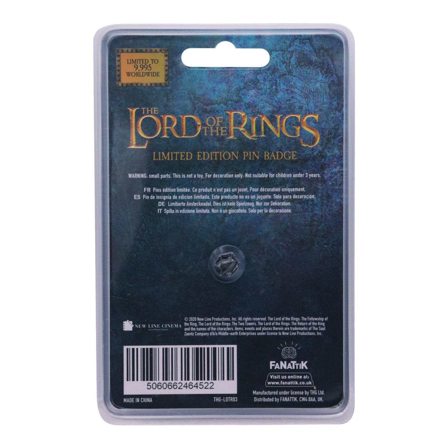 The Lord of the Rings Limited Edition Pin Badge – Fanattik