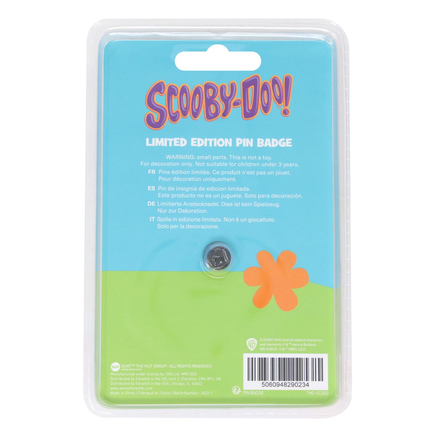 Scooby Doo Limited Edition Pin Badge – Fanattik