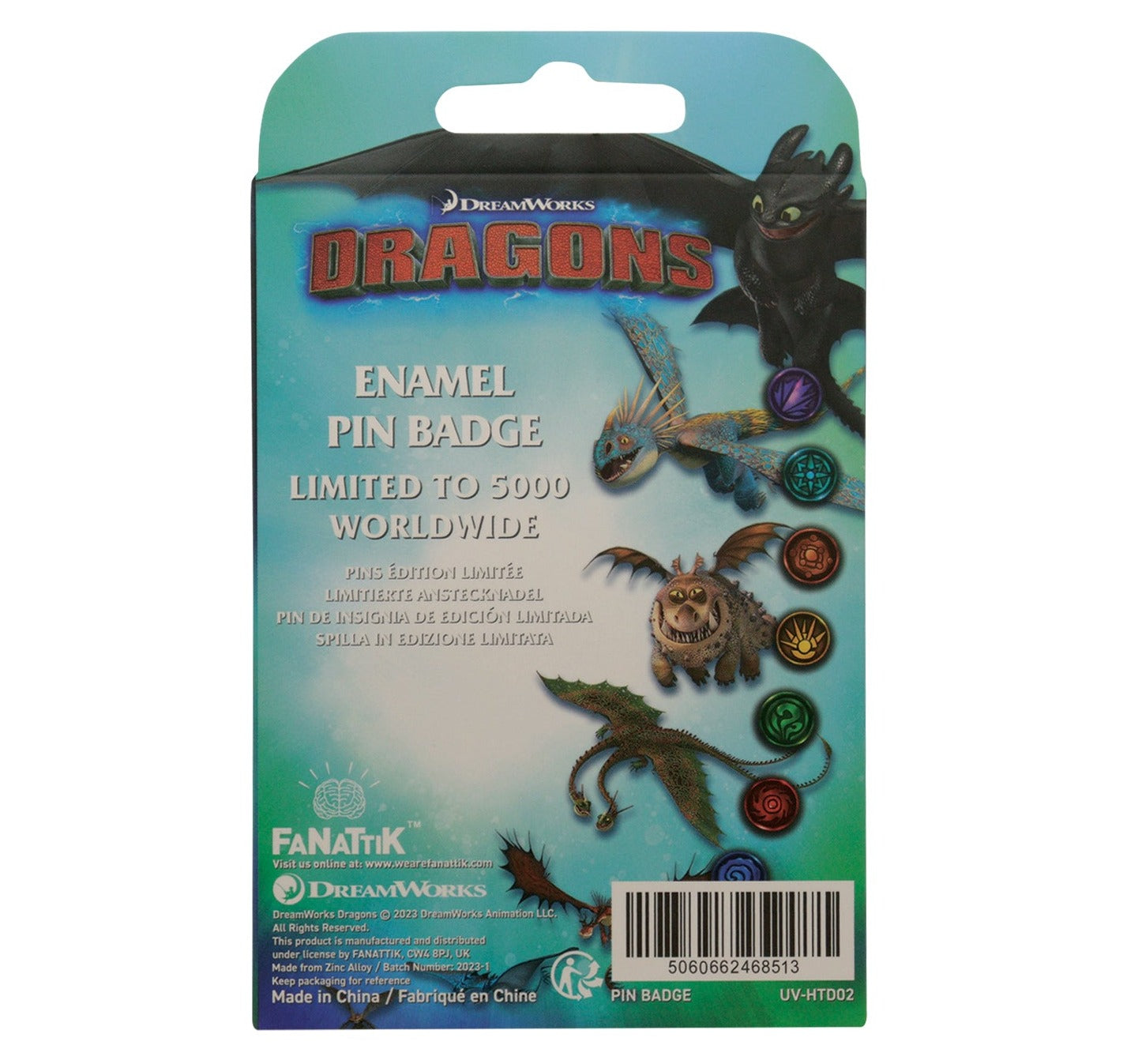 How to Train Your Dragon Limited Edition Pin Badge – Fanattik