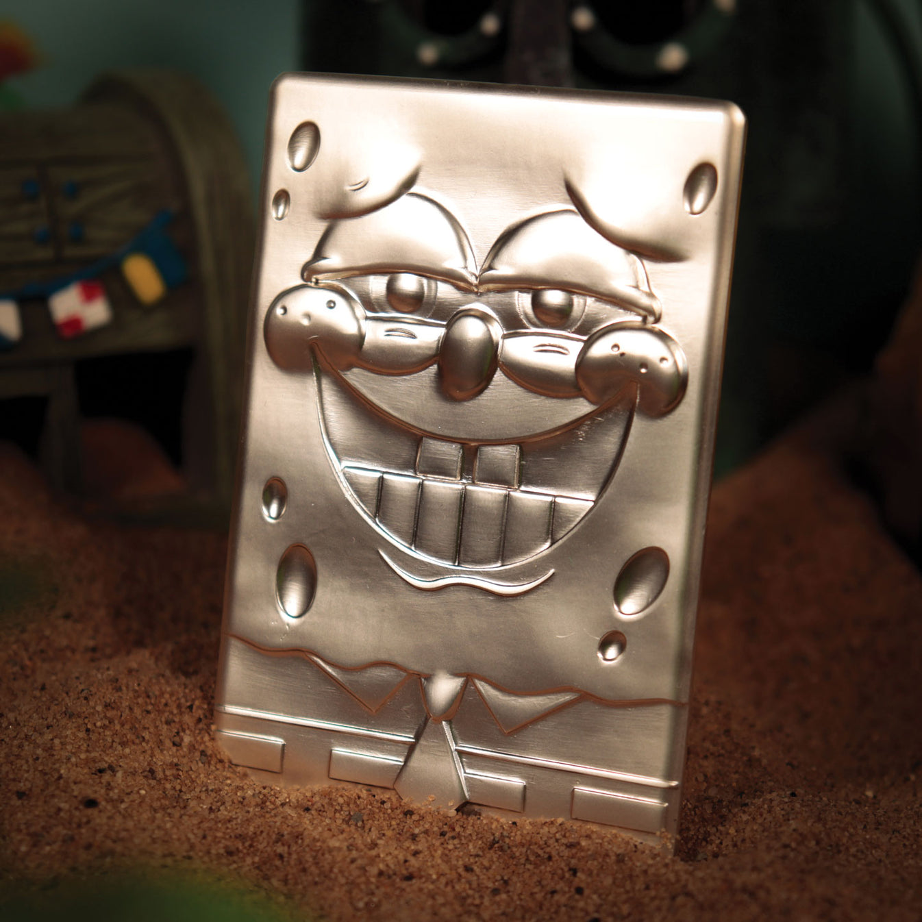SpongeBob SquarePants 25th Anniversary .999 Silver Plated Ingot – Fanattik